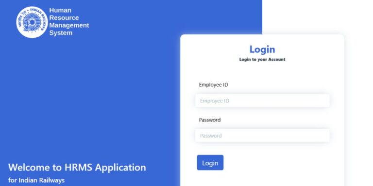 HRMS Indian Railways: Application, Login & Portal Guide